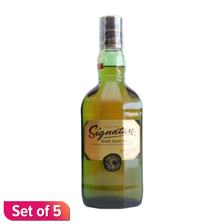 Signature Rare Aged Whisky 375ml Set of 5 | Daraz.com.np