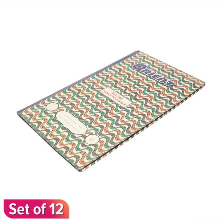 Orient Multicolor Deluxe Fancy Register No. (3) Set of 12 | Daraz.com.np