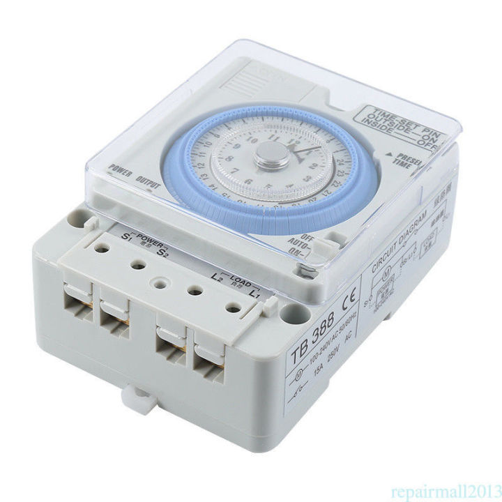 TB-388 Rectangle 15 minutes / 96 times Switch Timer Without Battery ...