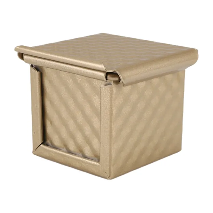 3Pcs Square Loaf Pan with Lid Toast Mold Bread Pan Pullman Loaf Pan ...