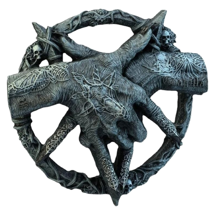 Baphomet Pentagram Claw Statue Ornament Hanging Ornament Dream Catcher ...