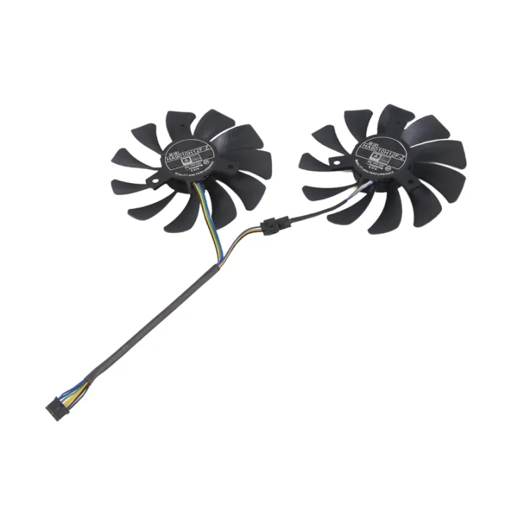 New 1 Pair Graphics Card Fan 85Mm Ha9010H12F-Z 4Pin Cooler Fan ...