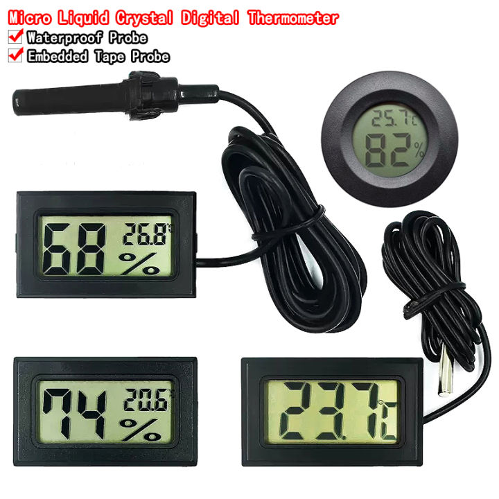 Mini LCD digital thermometer used for freezer temperature - 50-110 ...