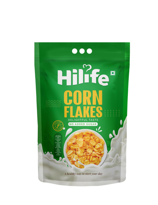 Hilife CornFlakes Sugarfree 450GM | 12-in-1 Power Breakfast | Hilife ...