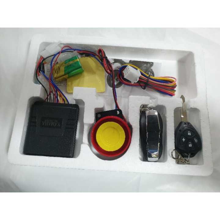 Motorcycle Security Alarm System with Remote Engine Start Anti ...