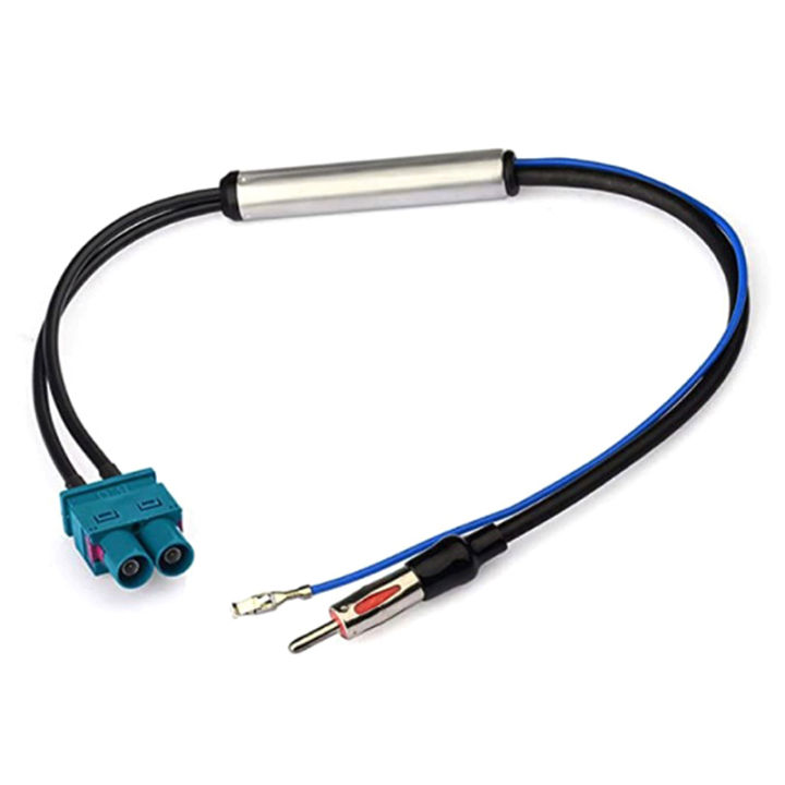 Radio Adaptor Antenna AM/FM Audio Cable Dual Fakra-Din Aerial Antenna ...