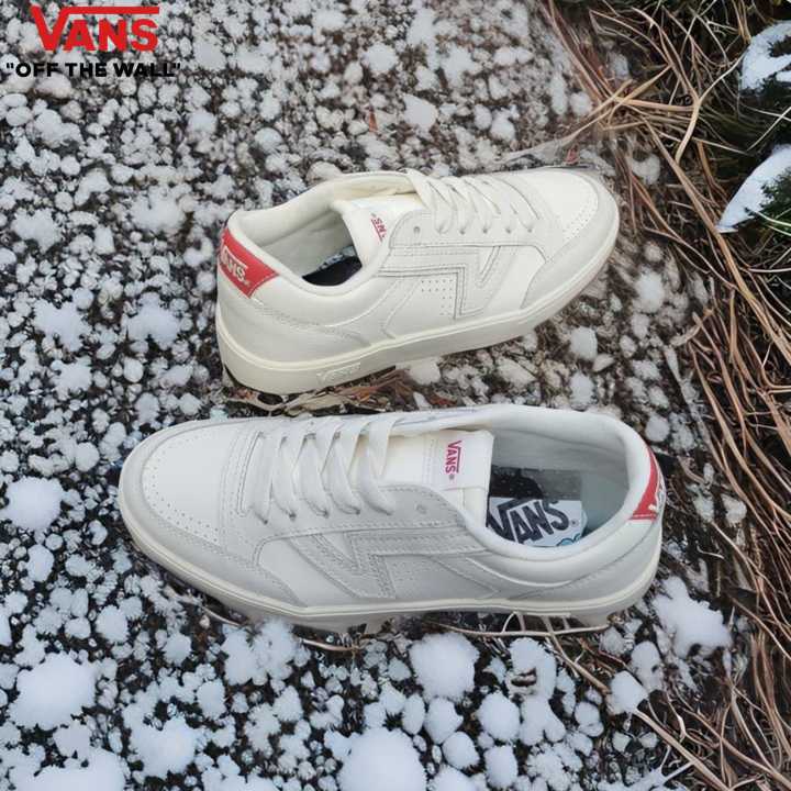 Vans Serio Collection Lowland Comfycush Racing Red White Shoes for ...