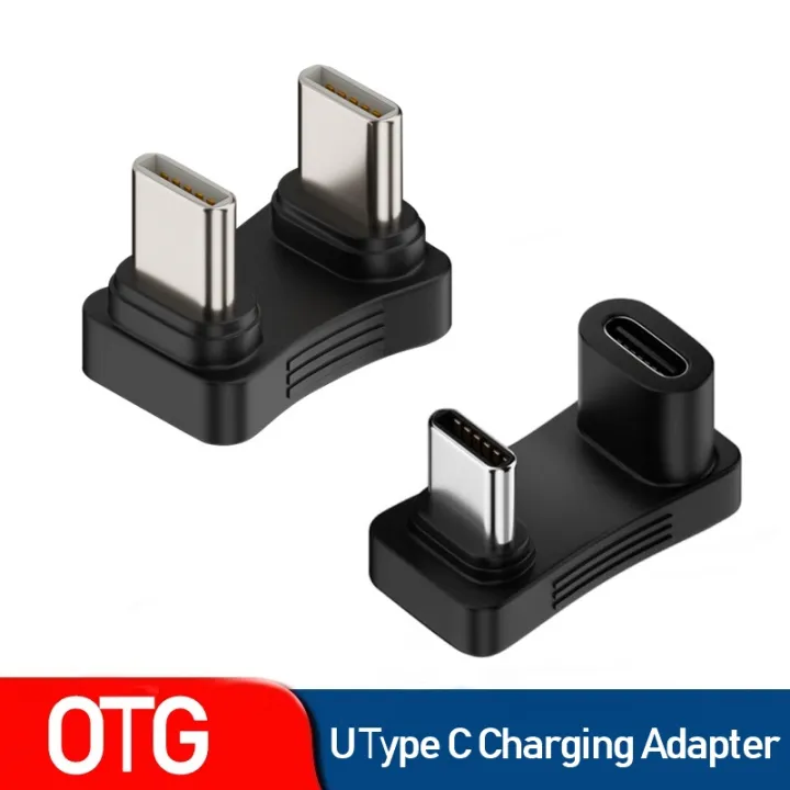 U Shape USB Type C Adapter 65W Fast Charging Adaptador Otg Data ...
