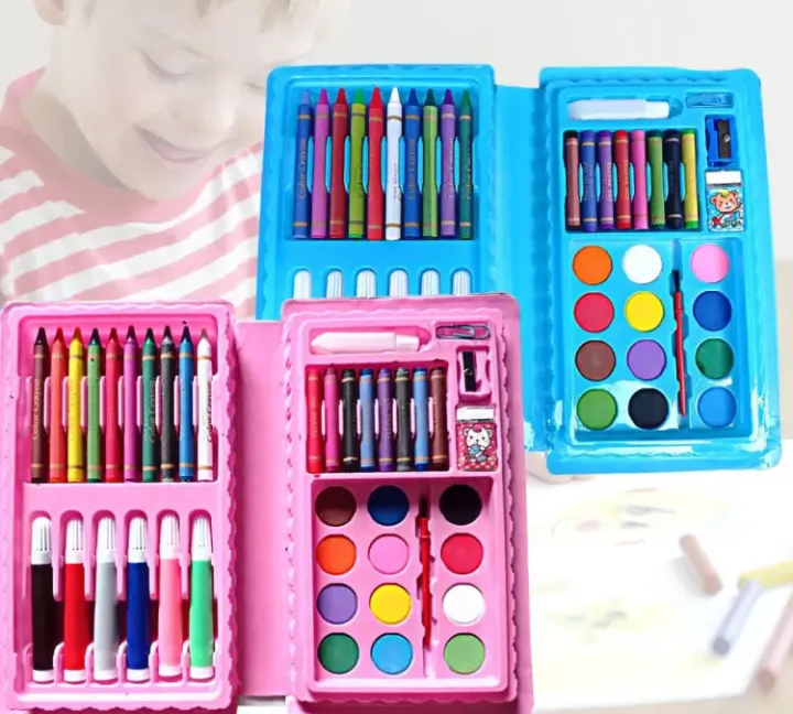 42 pcs Colour Set For Kids, Colour Box Set for Drawing and Painting ...
