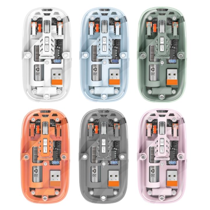 Magnetic Transparent Rechargeable Wireless Mouse 2.4G | Daraz.com.np