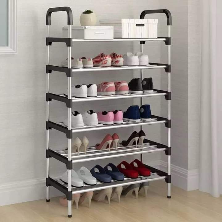 6 Layers Shoe Rack Simple Multi-layer Shoe Rack | Daraz.com.np