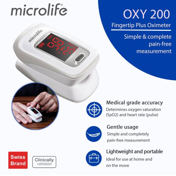 Microlife Finger Tip Pulse Oximeter OXY-200 | Daraz.com.np