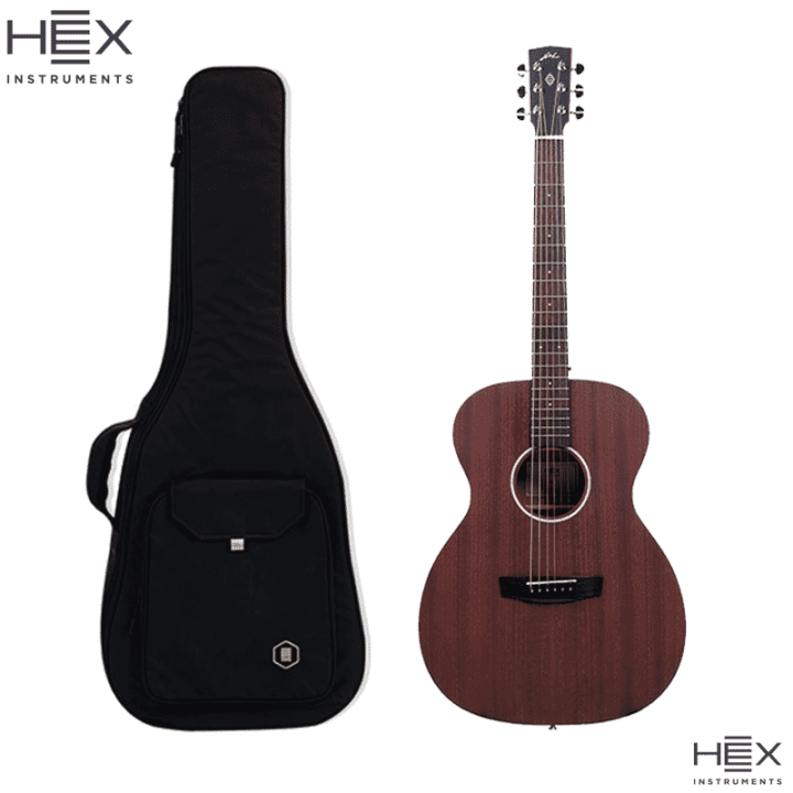 Hex Instruments Beta F72 M Acoustic Guitar With Standard Gig Bag ...