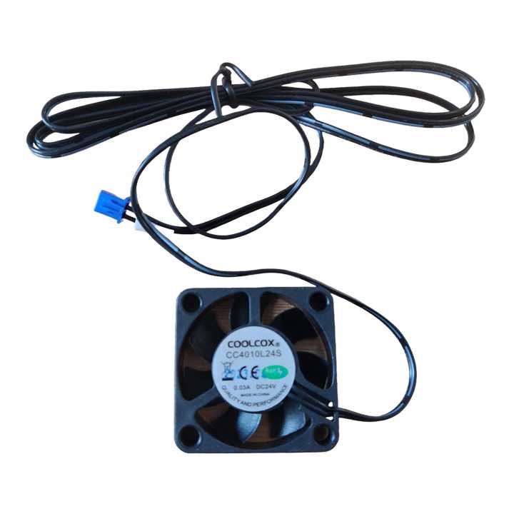 CoolCox DC Axial Fan 40x40x10mm (CC4010L24S, 0.03A, DC24V) Anycubic ...