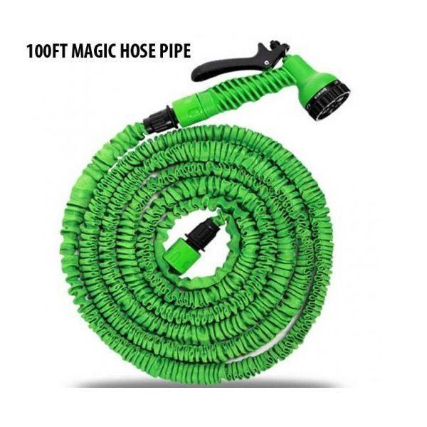 Multi Purpose Water Spray Gun With 100ft Long Expandable Pipe | Daraz ...