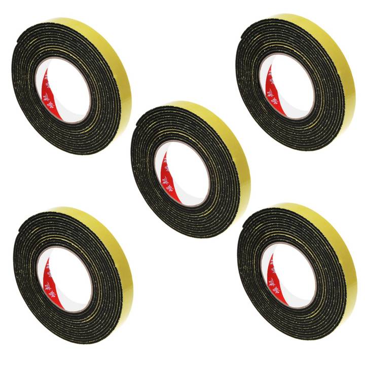 5X 5M Black Single Sided Self Adhesive Foam Tape Closed Cell 20mm Wide X 3mm Thick | Daraz.com.np