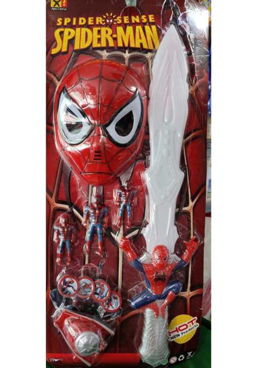 Super Hero Spider Man Action figure with Plastic Sword | Daraz.com.np