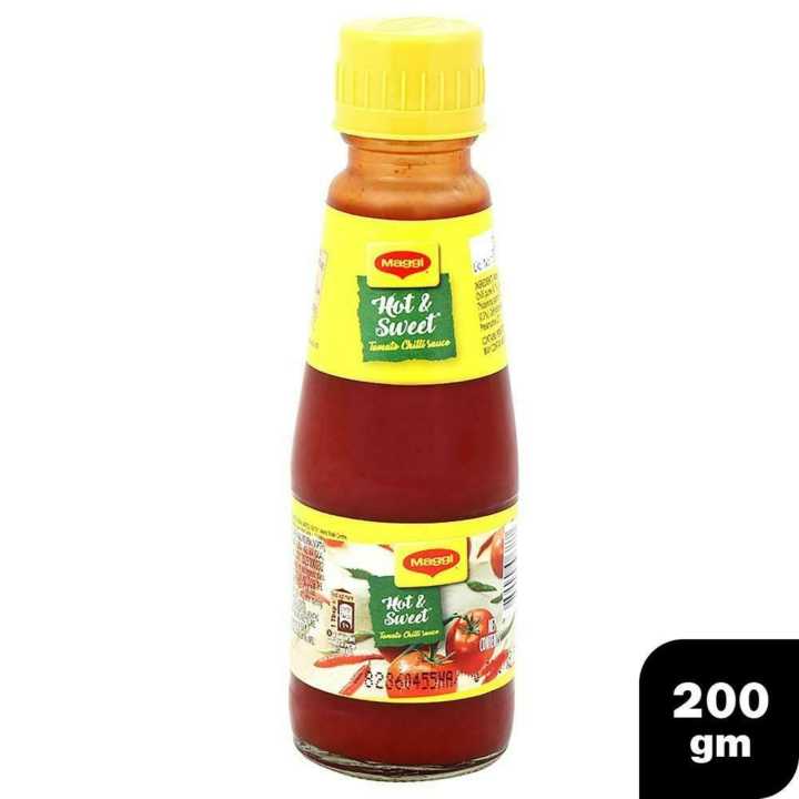 Maggie Hot & Sweet Tomato Chilly Sauce 200 Gm | Daraz.com.np