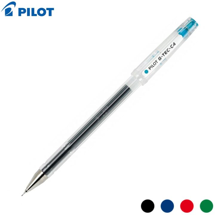 Pilot G TEC C4 Ultra Fine Point 0.4 Gel Ink Roller Ball Pen (4 Pcs Pack ...