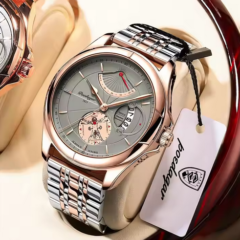POEDAGAR 802 Watch Men Wrist Fashion Luxury Men Steel Strap Wristwatch ...