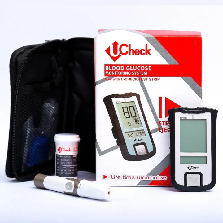 New style U Check Blood Glucose Sugar Test Machine Meter Kit ...