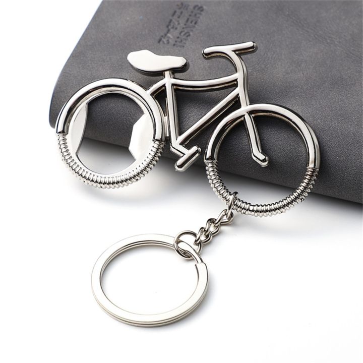 1pc Creative Bicycle Keychain Portable Metal Bike Shaped Bottle Opener ...