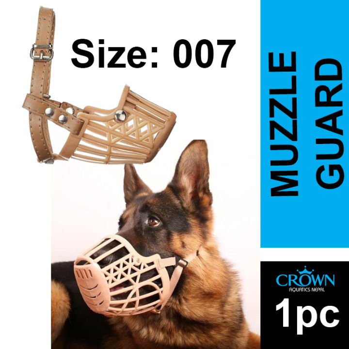 Pet Mouth Muzzle Guard Size 007 For Bite Safety Easy Bath Guard For ...