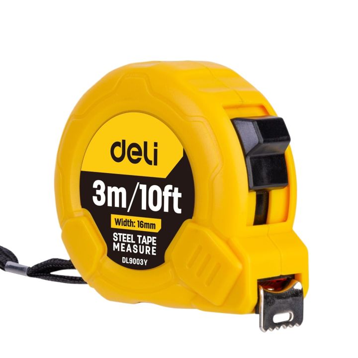 Deli Measuring Tape 3m/10FTx16mm DL9003Y | Daraz.com.np