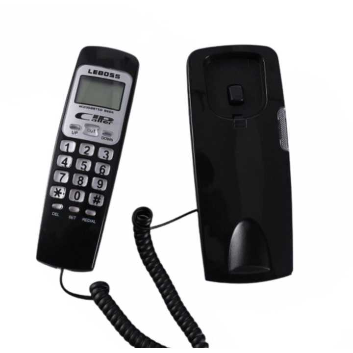 Wall Telephone set Landline with Caller ID Display Leboss B666 | Daraz.com.np