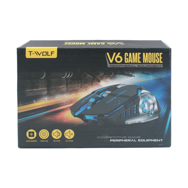 T-wolf V6 Gaming Mouse | Daraz.com.np