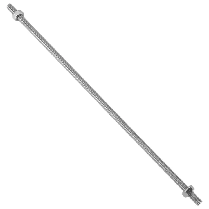 320mm x M8 Stainless Steel Thread Bar Stock Rod Silver Tone | Daraz.com.np