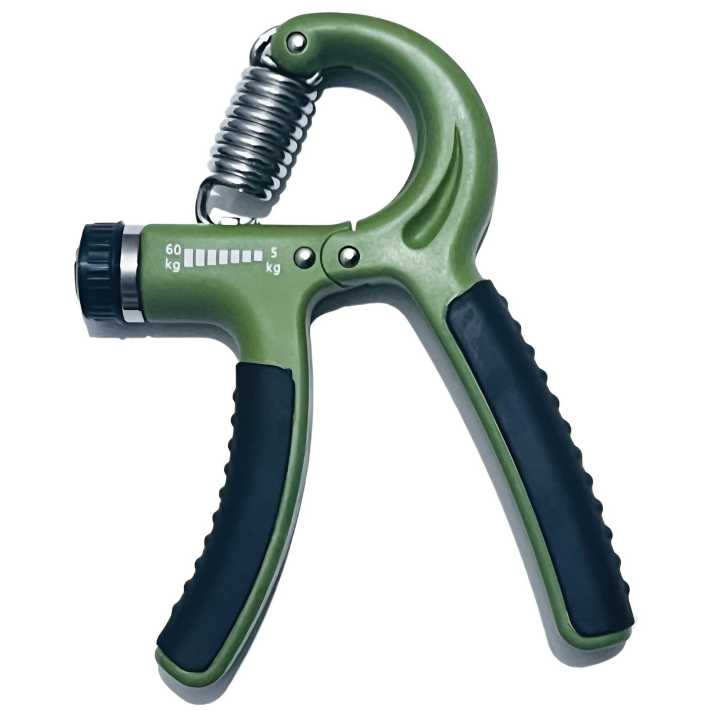 Adjustable Hand Grip Strengthener - 05 to 60 Kg Military Green | Daraz ...