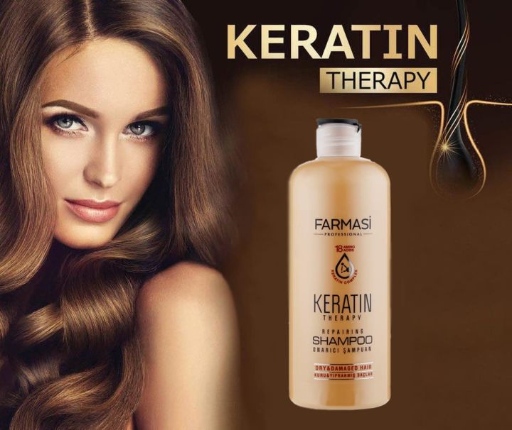 Farmas Keratin Therapy Repairing Shampoo - 360 ml | Daraz.com.np
