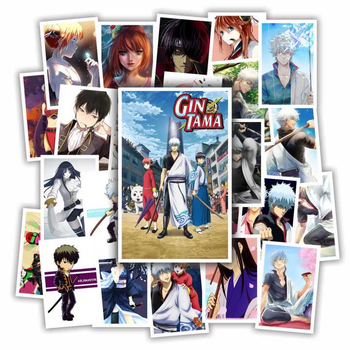 KYVOR Gintama Anime Collectible Sticker Pack of 25pcs (10cm x 15cm ...