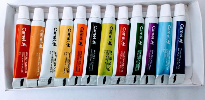 Water Colour Tube 12 Colour 5ml | Daraz.com.np