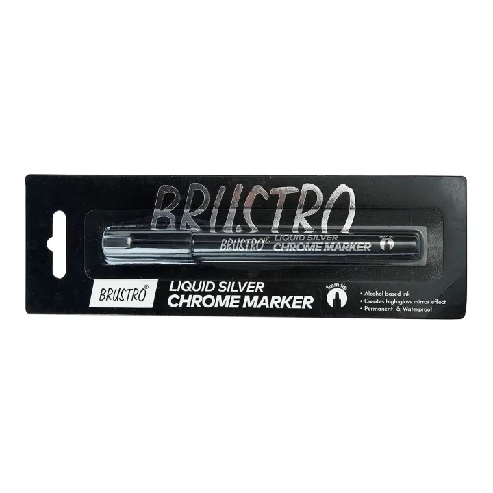 "BR Liquid Silver Chrome Marker 1mm " | Daraz.com.np