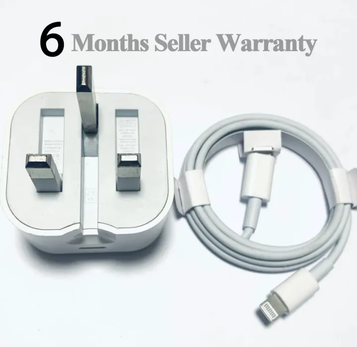 Iphone 25w Usb-c To Lightning Three Pin Charger for iPhone x to 14 pro ...