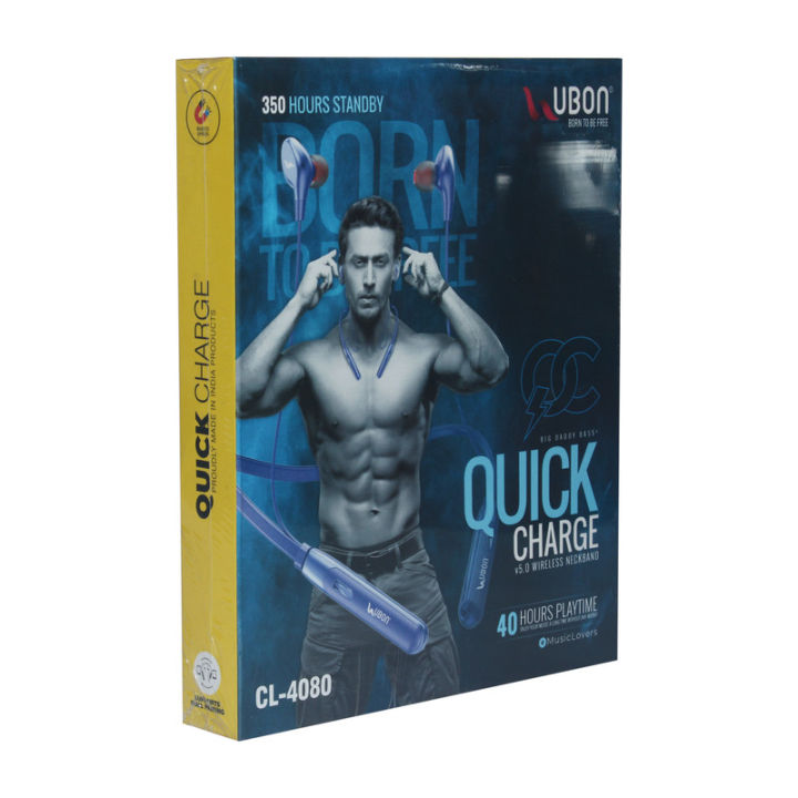 Ubon Quick Charge CL-4080 Bluetooth Headset(Blue, In the Ear) | Daraz.com.np