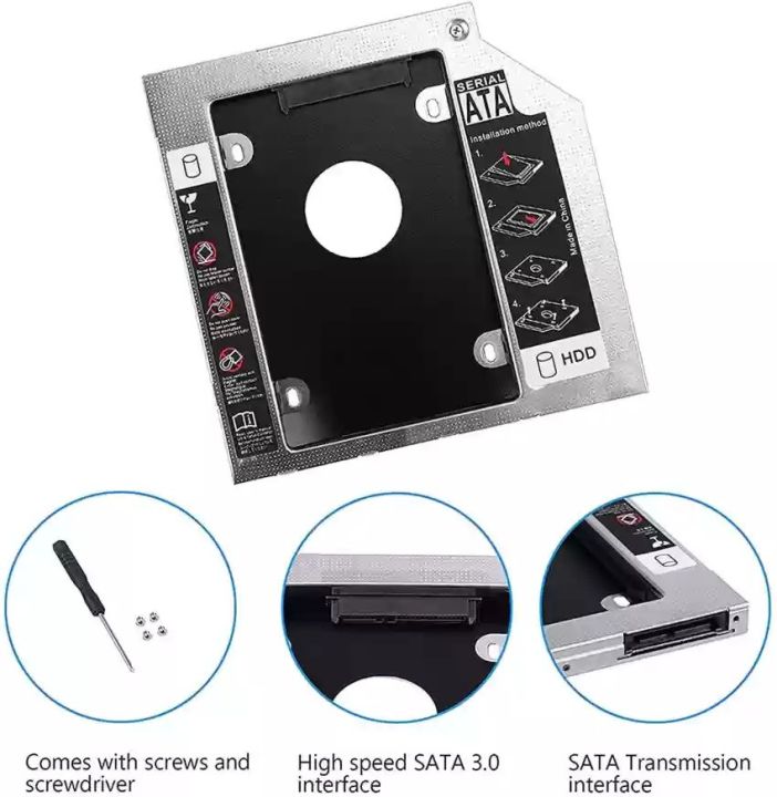 HDD Case Caddy For Laptop 9.5mm | Daraz.com.np