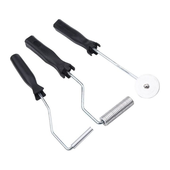 3PCS Alloy Roller Hand Lay-Up Tools Iberglass Bubble Laminating ...