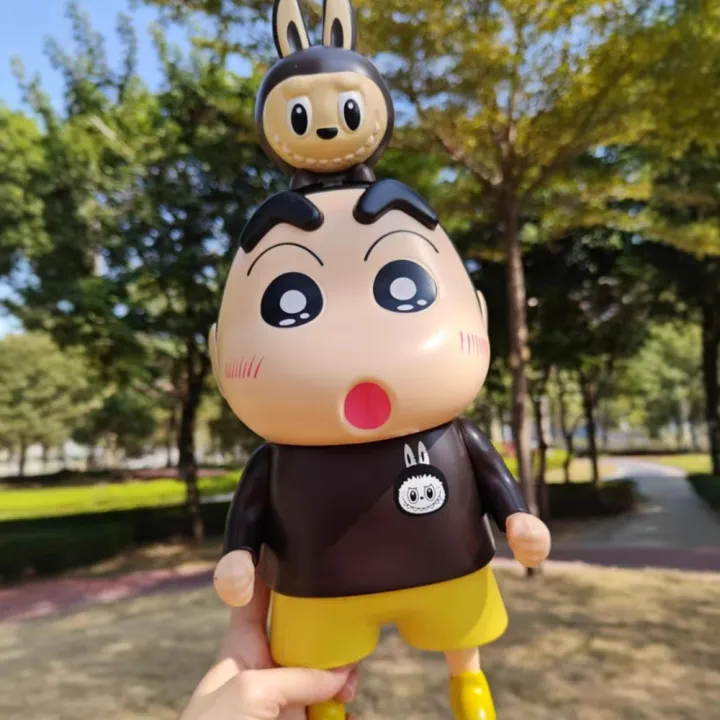 Safe Deposit Box Savings Labubu Crayon Shin Chan Large Anime Labubu ...