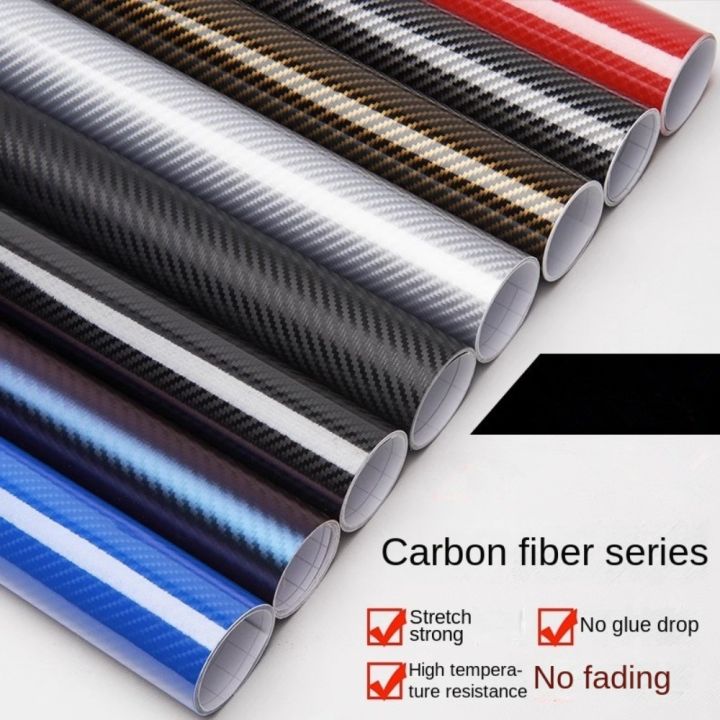 Fashion 30CM*50CM Carbon Fiber Vinyl Film 6D Effect High Gloss Wrap ...