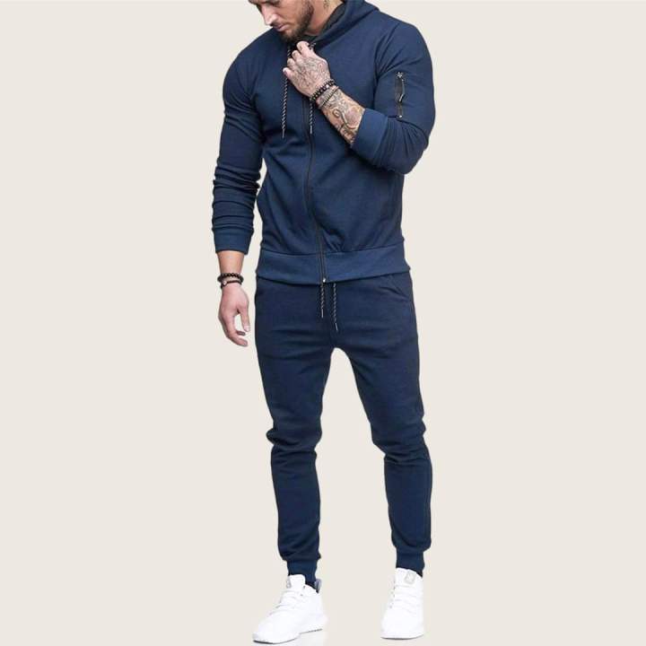 Men Hoodie And Trouser Set For Regular Use | Daraz.com.np