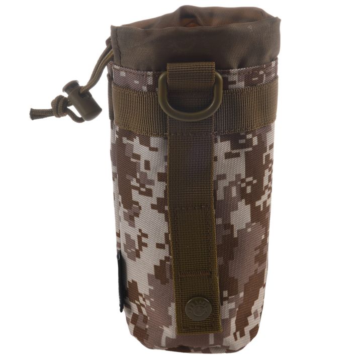 Desert Digital 550ml Water Bottle Pouch Tactical Molle Kettle Pouch ...