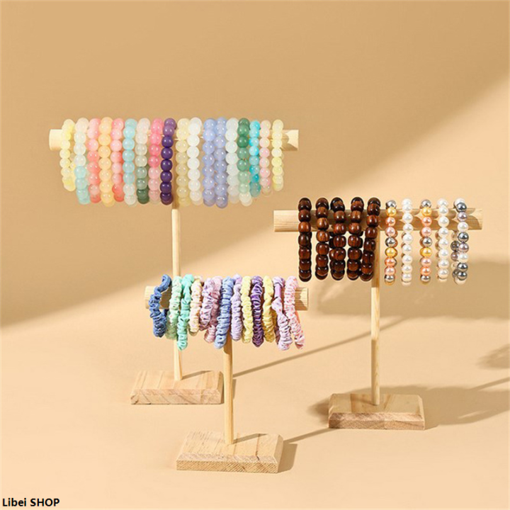 Libei SHOPLuxury Solid Wood Jewelry Display Stand for Bracelets and ...