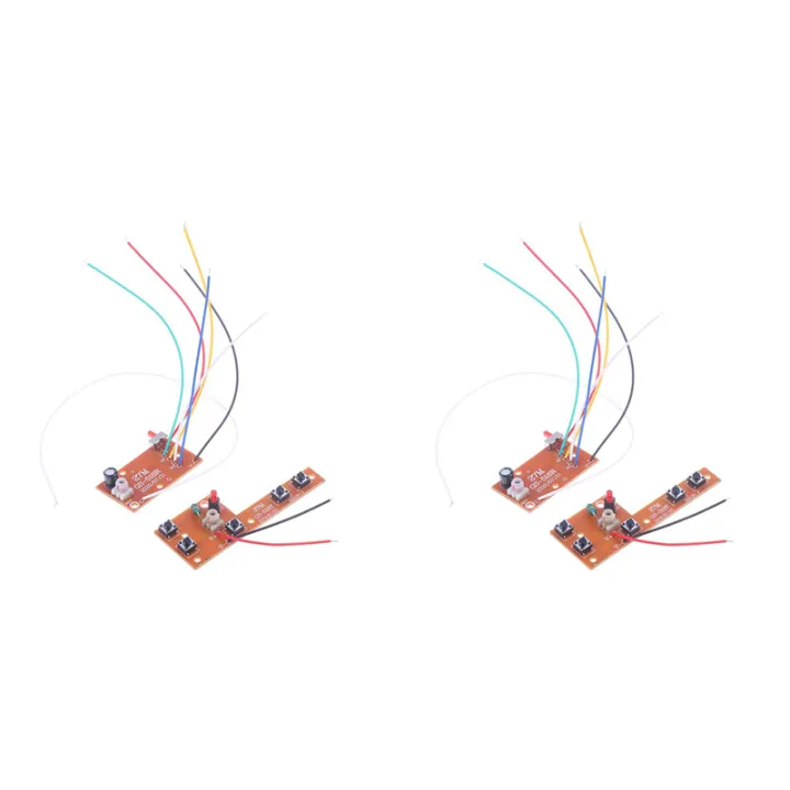 NAMUNY 4PCS 5CH RC Remote Control 27MHz Circuit PCB Transmitter and ...