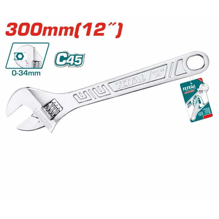 Total Adjustable Slide Wrench 12