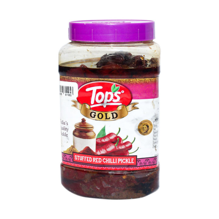 Tops Gold Pickle Stuffed Red Chili Pickle-950Gm | Daraz.com.np