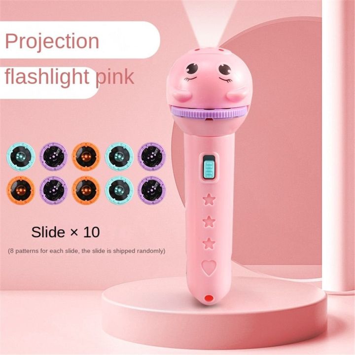 Holiday Light Up Slide Projector Torch Lamp Toy Kids Projector ...