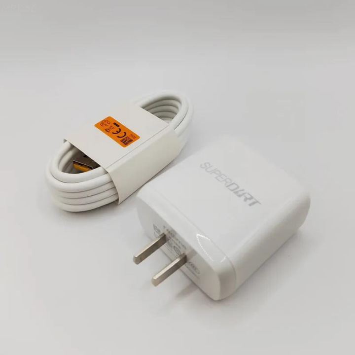 MRK3C For Realme 65W SuperDart Charger EU/US Plug Power Adapter Type C ...